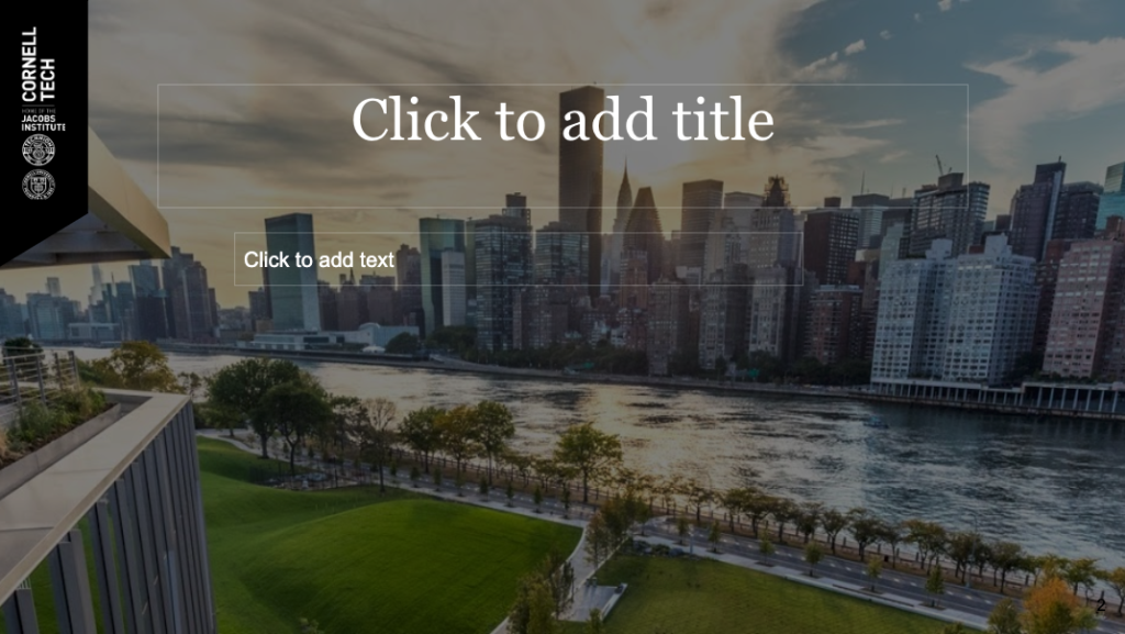 Cornell Tech Brand Guide